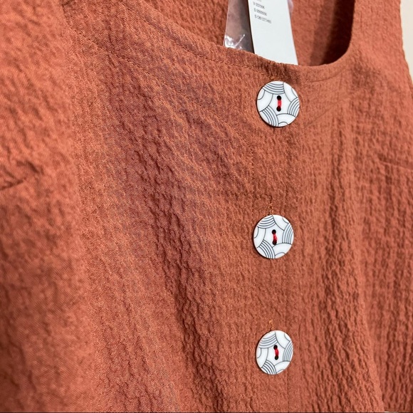 Urban Outfitters | Tops | Urban Outfitters Nicki Smoked Buttonfront ...